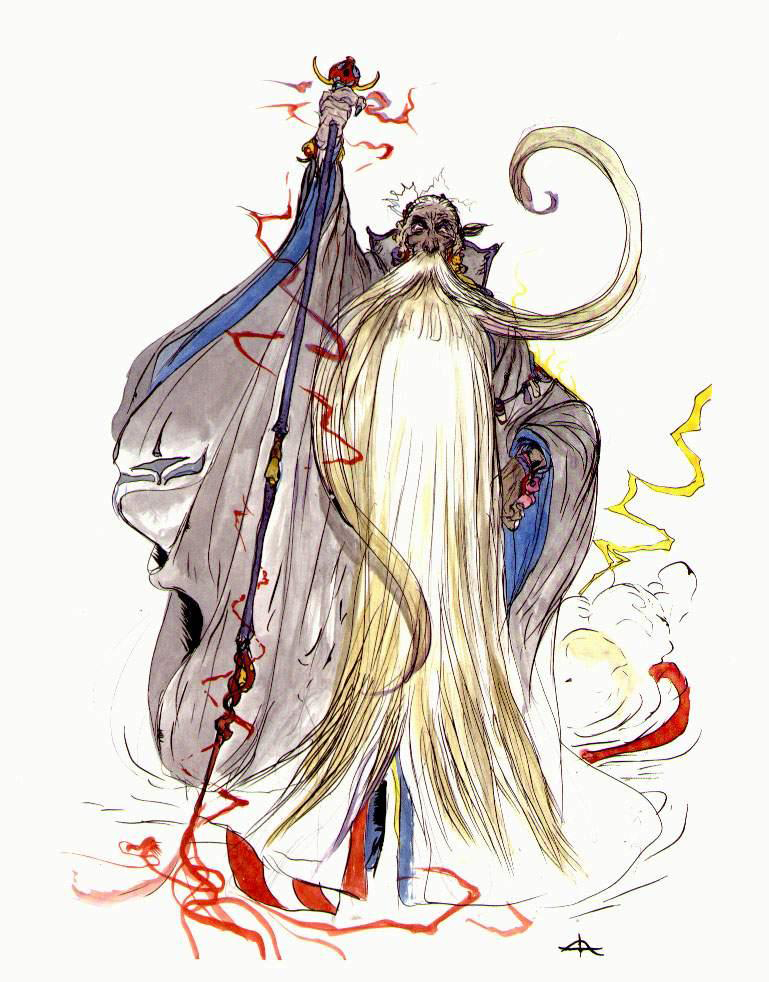 Final Fantasy VI Official Art - Caves of Narshe